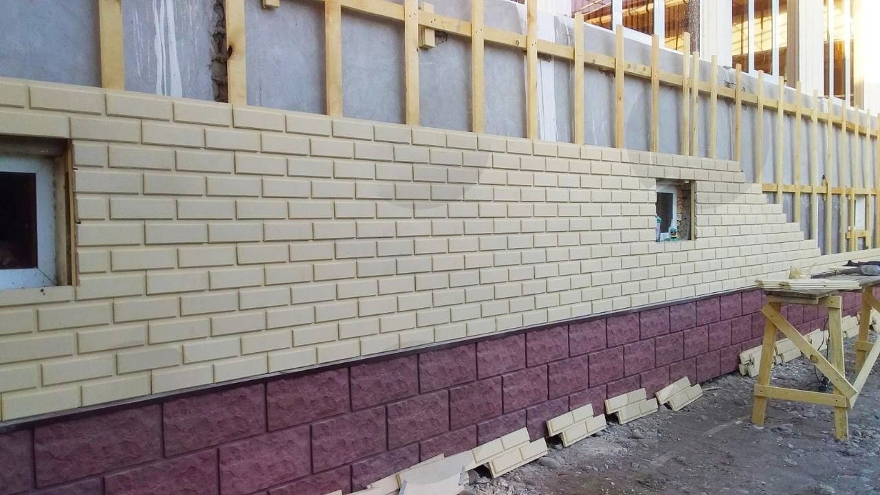 Форма для панели на фасад | Кирпич гладкий